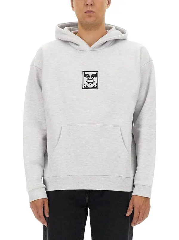 Obey Printed Sweatshirt - Grey
