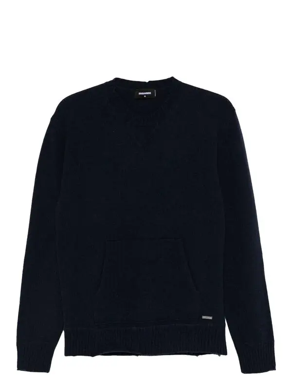 Dsquared2 Pouch-pocket Sweater - Blue