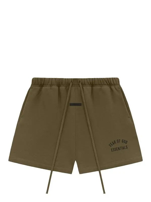 Fear Of God Essentials Fleece Soccer Short - Olive