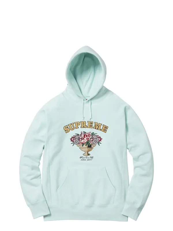 Supreme Centerpiece Hoodie - Ice Blue