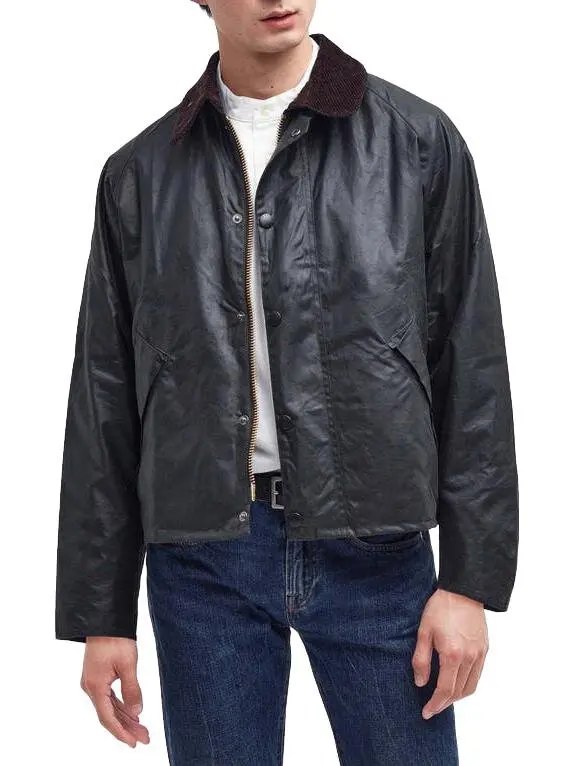 Barbour Transport Wax Jacket - Sage