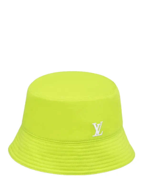 LOUIS VUITTON Taigarama Bucket Hat - Neon Yellow
