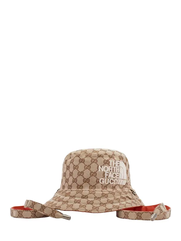 Gucci Gg Canvas Bucket Hat - Beige/ebony