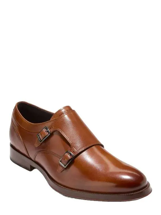 Cole Haan Carnegie Monk Strap Loafer - British Tan