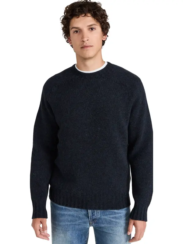 Howlin' Boxy Space Knit Crewneck Sweater - Storm