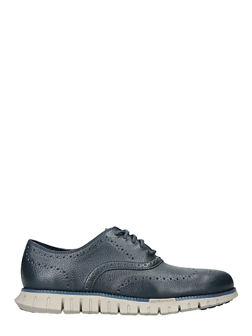 Cole Haan Zerøgrand Remastered Leather Wingtip Oxford Shoes - Navy