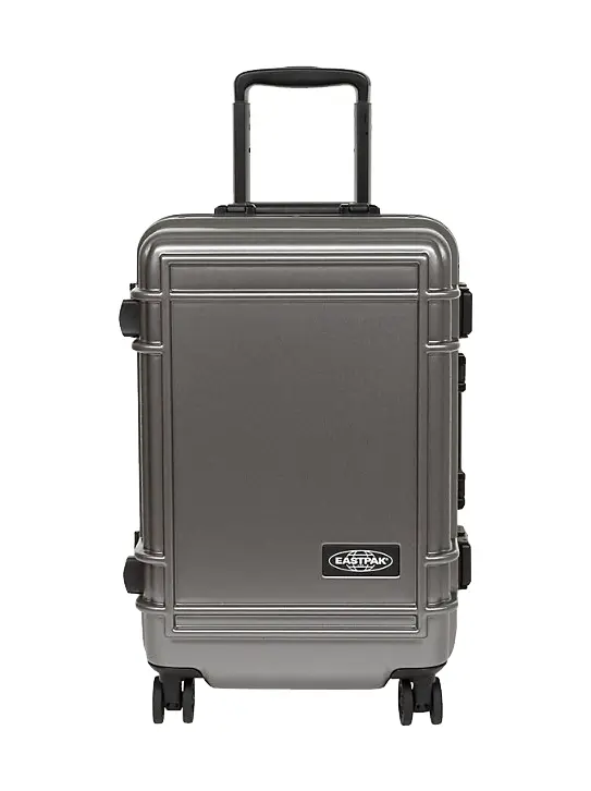 EASTPAK E Resist'r Cabin Small Hard-shell Suitcase - Brushed Metal