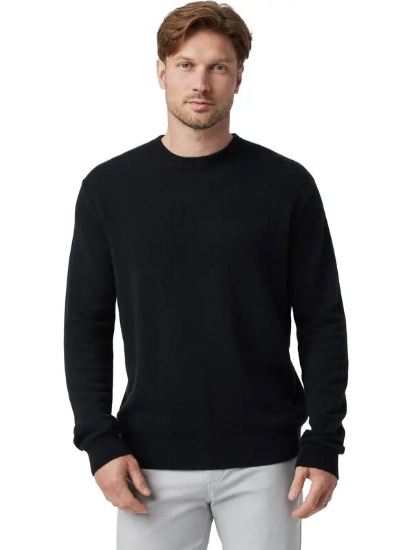 Vuori Berik Cashmere Crewneck Sweater - Black