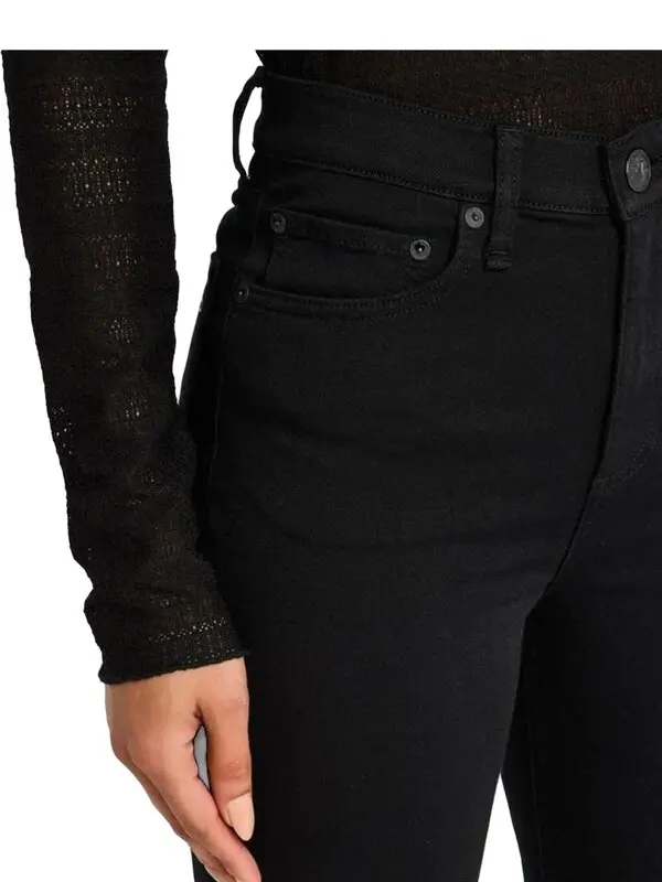 Rag & Bone Flexi Peyton High-rise Bootcut Jeans - Black