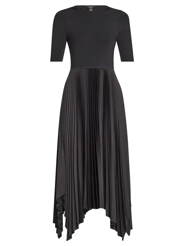 JOSEPH Darno Pleated Midi Dress - Black
