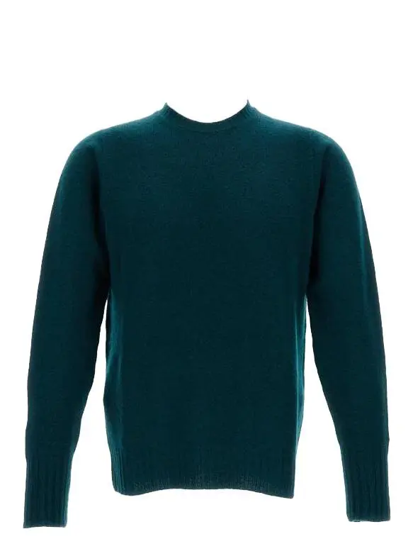 DRUMOHR Crew Neck Wool Sweater - Green