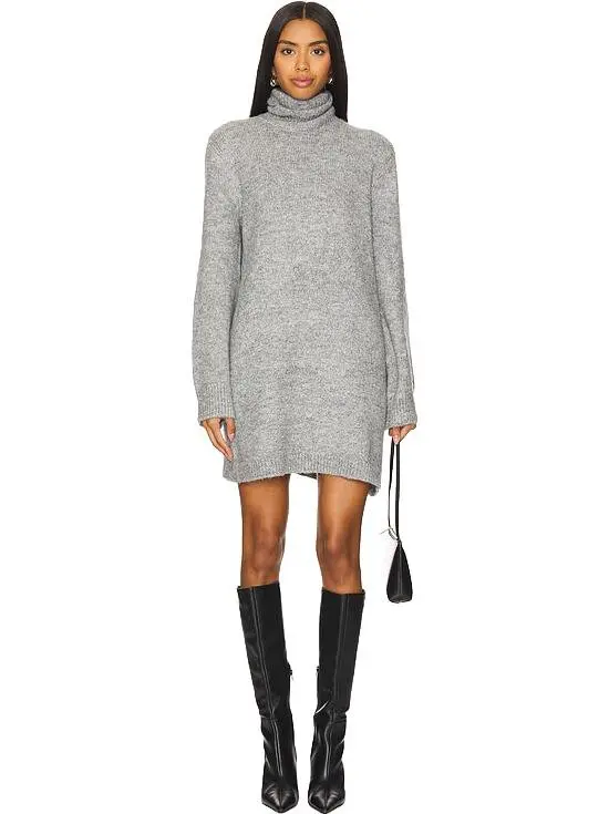 Steve Madden Abbie Sweater Dress - Heather Grey