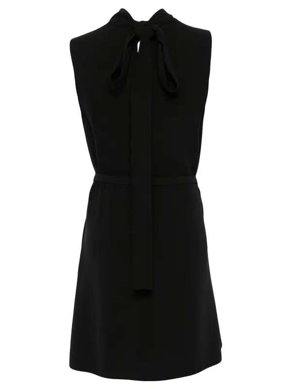 Fendi Cady Mini Dress - Black