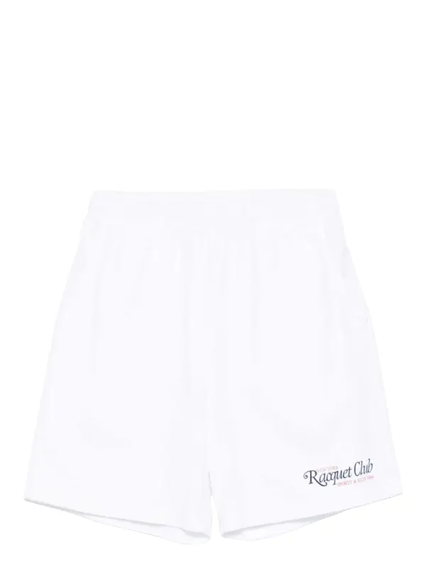 SPORTY & RICH 94 Racquet Club Track Shorts - White