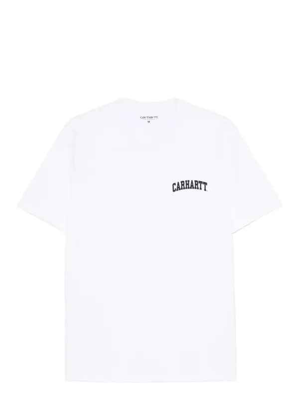 Carhartt Work In Progress University Script T-shirt - White