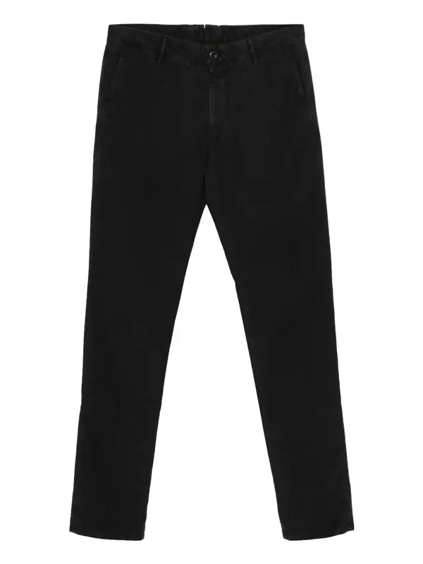 Incotex Slim-leg Chinos - Black