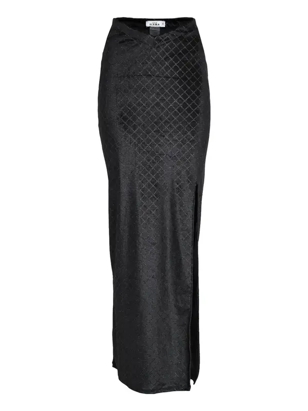 AMIR SLAMA Stretch-design Skirt - Black