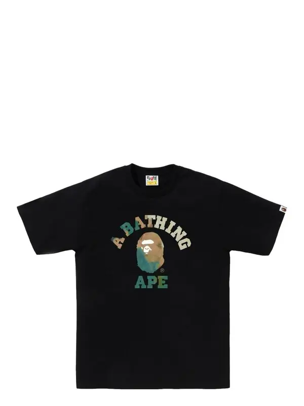 A BATHING APE Logo-print T-shirt - Black