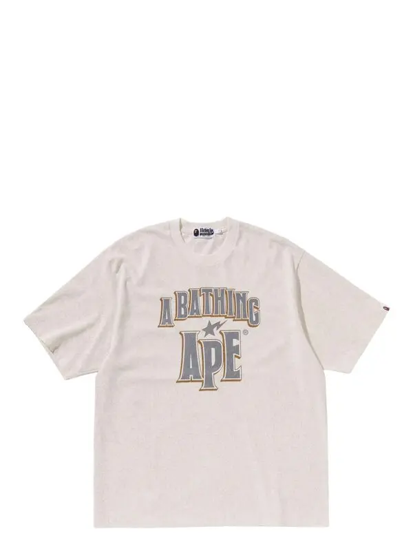A BATHING APE Logo-print T-shirt - Neutrals