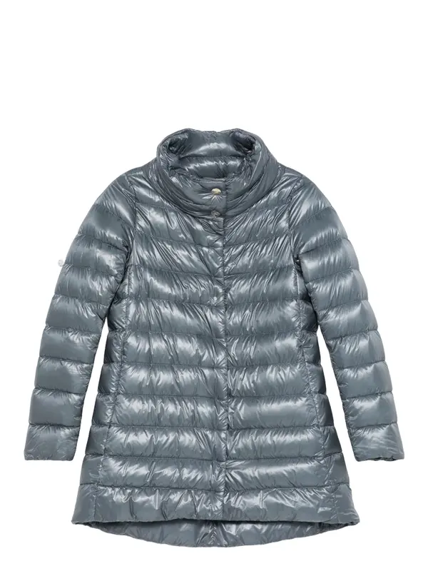 Herno Quilted Goose Down Coat - Blue