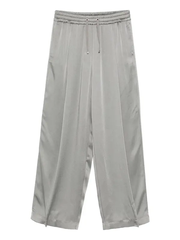 Herno Satin Trousers - Grey