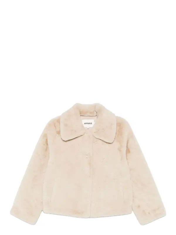 Apparis Elis Faux Fur Jacket - Neutrals