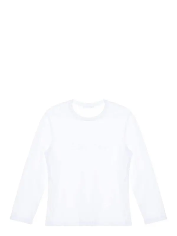 Helmut Lang Logo-embroidered T-shirt - White