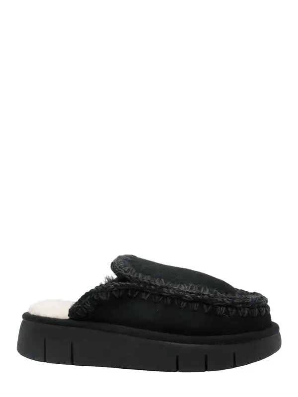 Mou Bounce Mules - Black