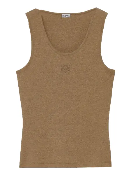 Loewe Anagram Tank Top - Taos Taupe