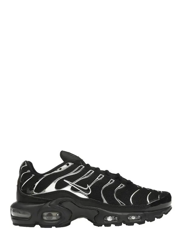 Nike Max Plus Se Chrome Sneakers - Black/metallic Silver/laser Crimson
