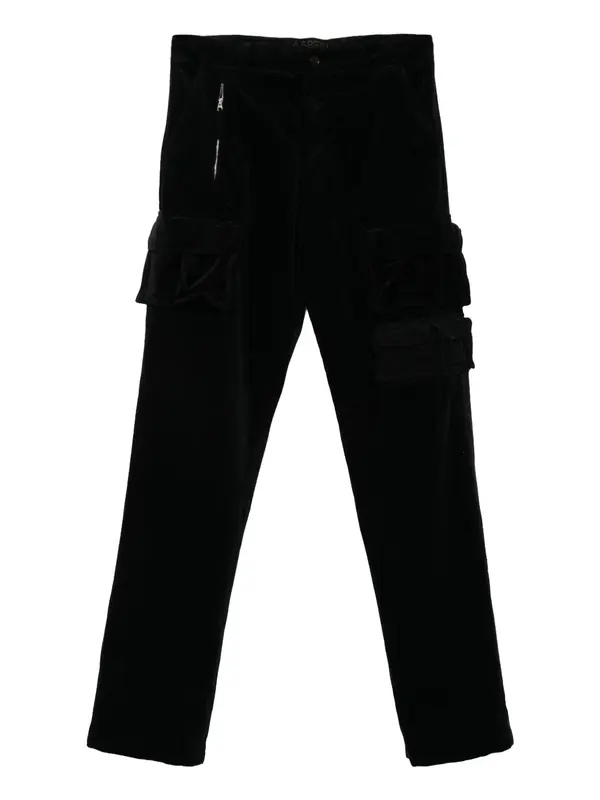 Aspesi Corduroy Cargo Trousers - Black
