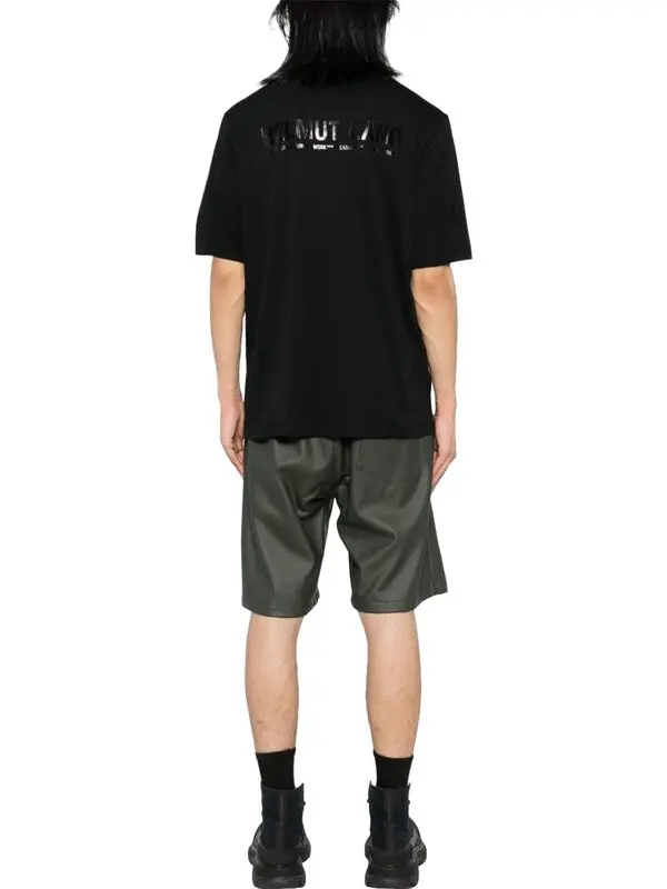 Helmut Lang Logo Print T-shirt - Black