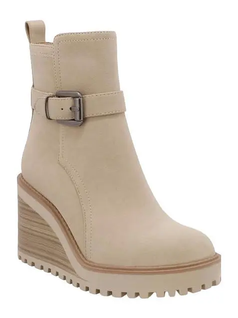 Mia Cleste Wedge Bootie - Sand