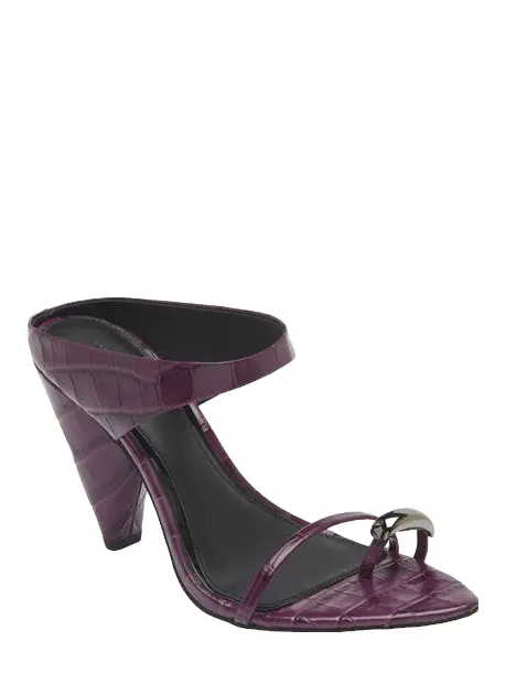 Rebecca Minkoff Toe Ring Pointed Toe Slide Sandal - Berry