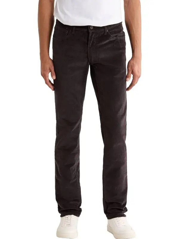 BRAX Chuck Modern Fit Stretch Corduroy 5-pocket Pants - Cement