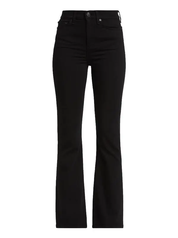 Rag & Bone Flexi Peyton High-rise Boot-cut Jeans - Black