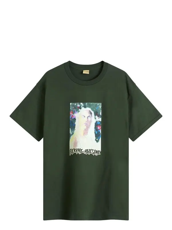 FUCKING AWESOME Painterly T-shirt - Forest