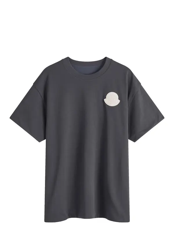 Moncler Badge Logo T-shirt - Navy