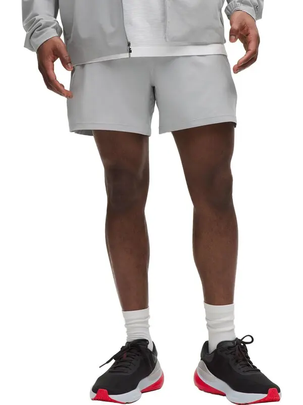 Lululemon Pace Breaker Lined Short - Silver Drop