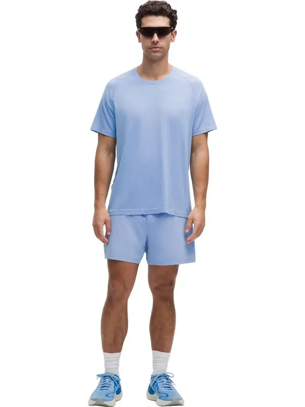 Lululemon Pace Breaker Lined Short - Sinatra Blue