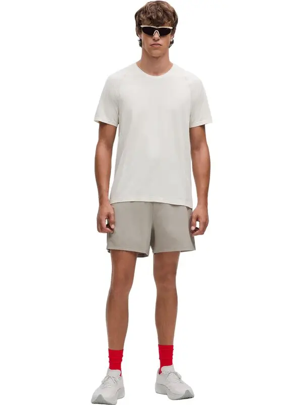 Lululemon Pace Breaker Lined Short - Warm Ash Grey