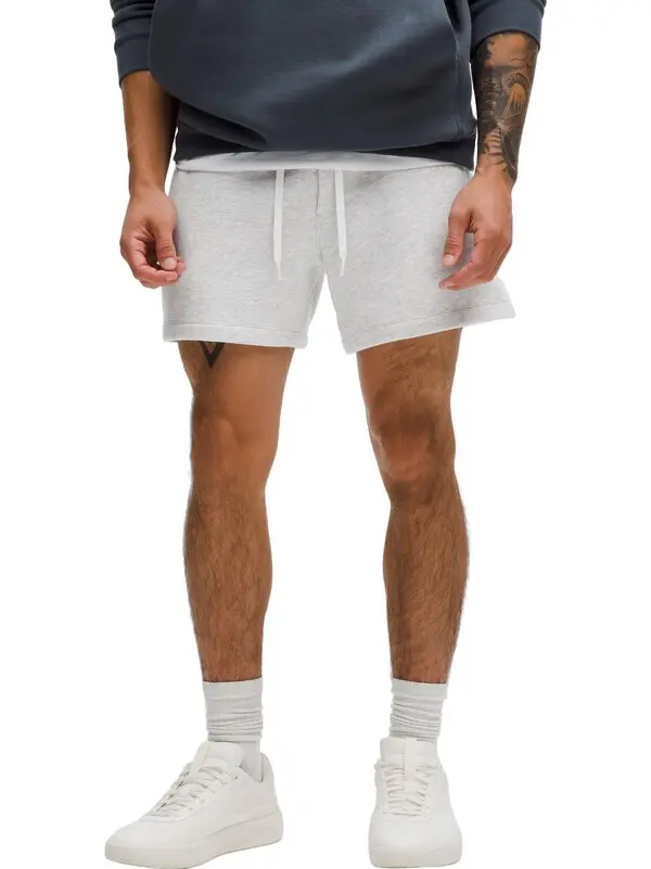 Lululemon Steady State Classic-fit 5" Short - Heathered Core Ultra Light Grey