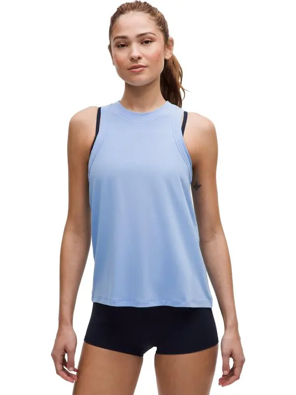 Lululemon Jersey Training Tank Top - Sinatra Blue