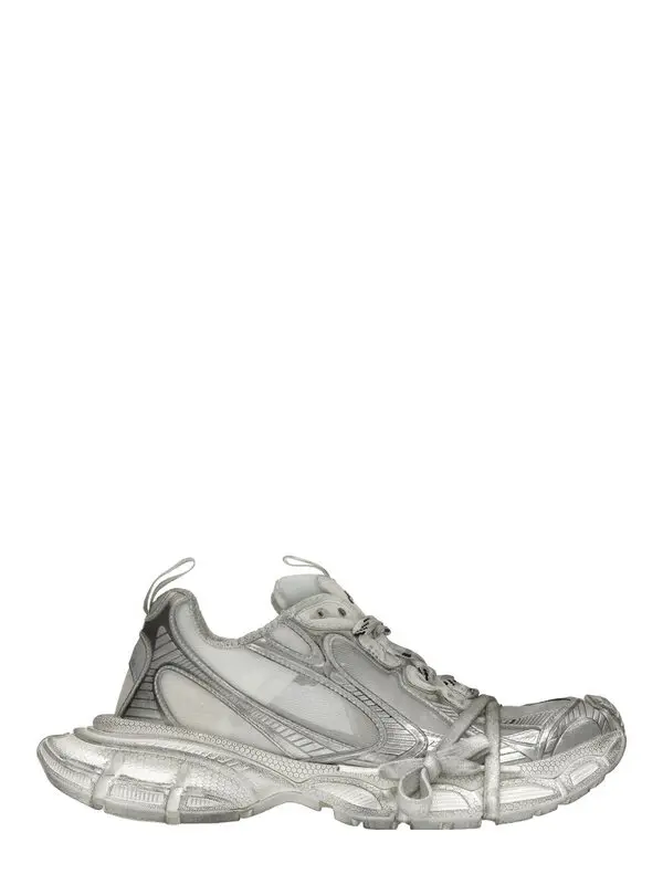 Balenciaga 3xl Summer Mesh Sneakers - White/silver