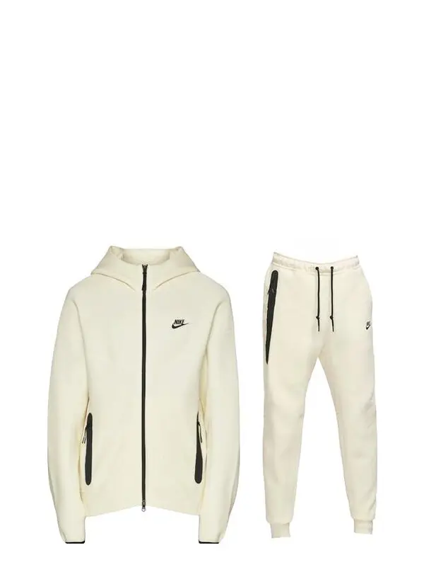 Nike Sportswear Tech Fleece Hoodie & Joggers Set - Coconut Milk/black