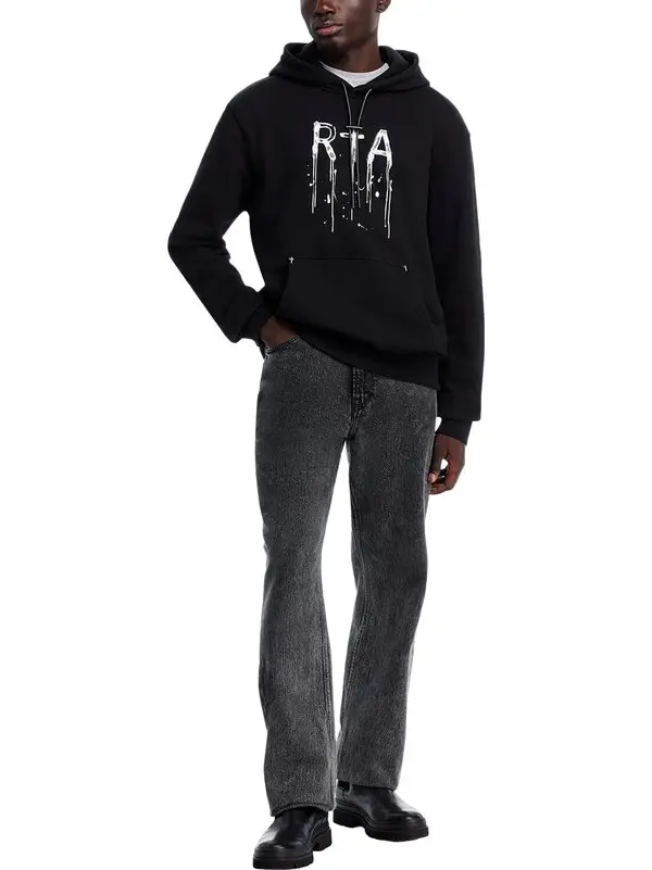 RtA Logo Graphic Hoodie - Black Water