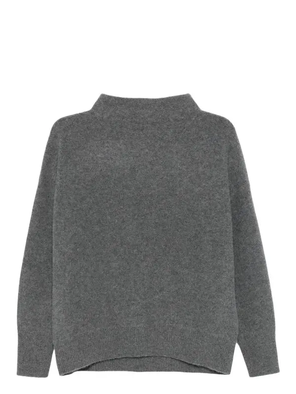 Vince Cashmere Funnel-neck Sweater - Grey