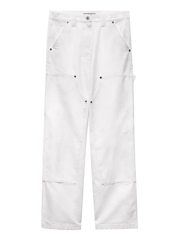 Prada Canvas Trousers - White