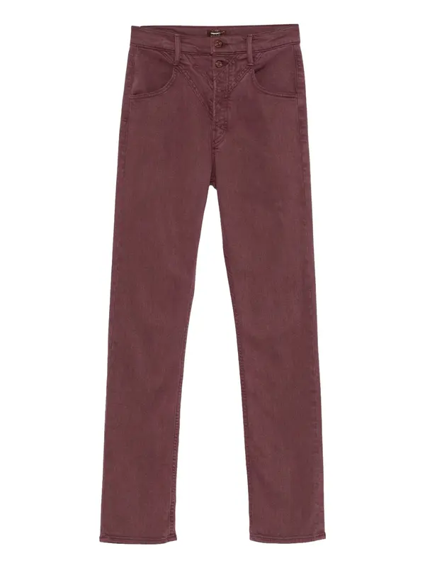 MOTHER The Rocky Rider Skimp Trousers - Purple