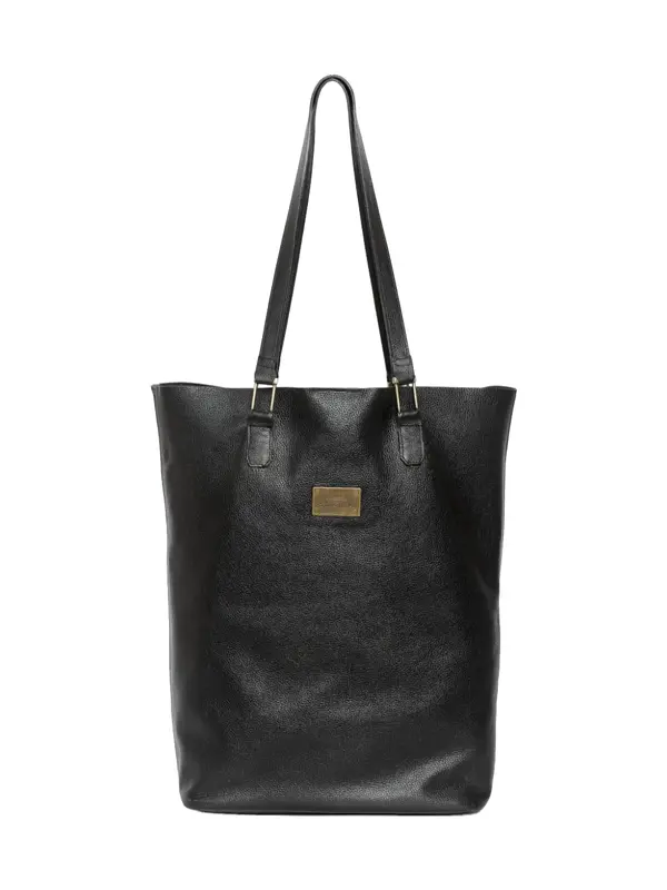 AMIR SLAMA Logo-plaque Tote Bag - Black